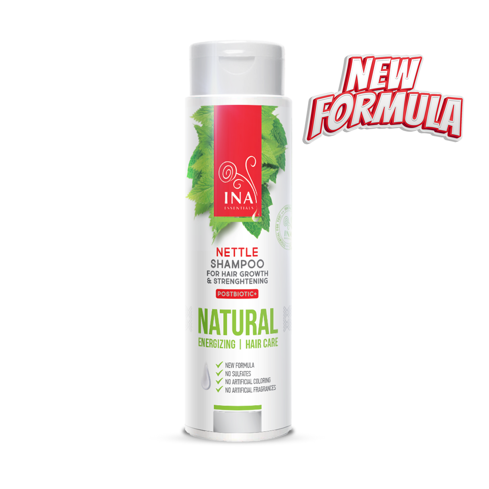 Natural Wild Nettle Shampoo for Hair Loss | InaEssentials.UK